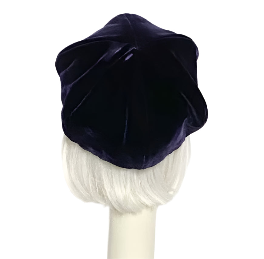 Purple Velvet Beret Hat – Bella Starr